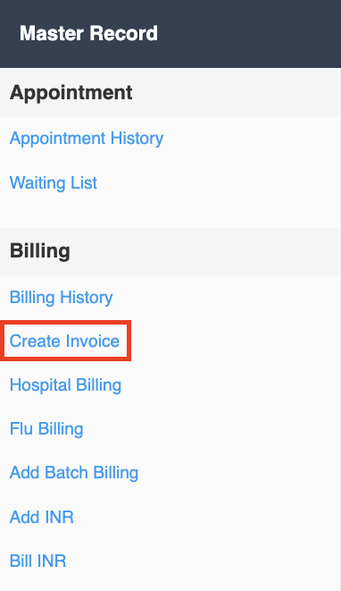 Creating OHIP and 3rd Party Billing Invoices – Avaros