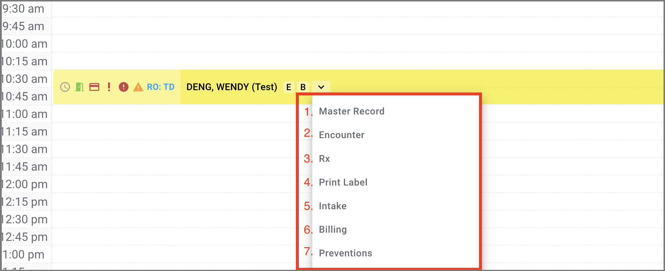 Appointment Icons – Avaros