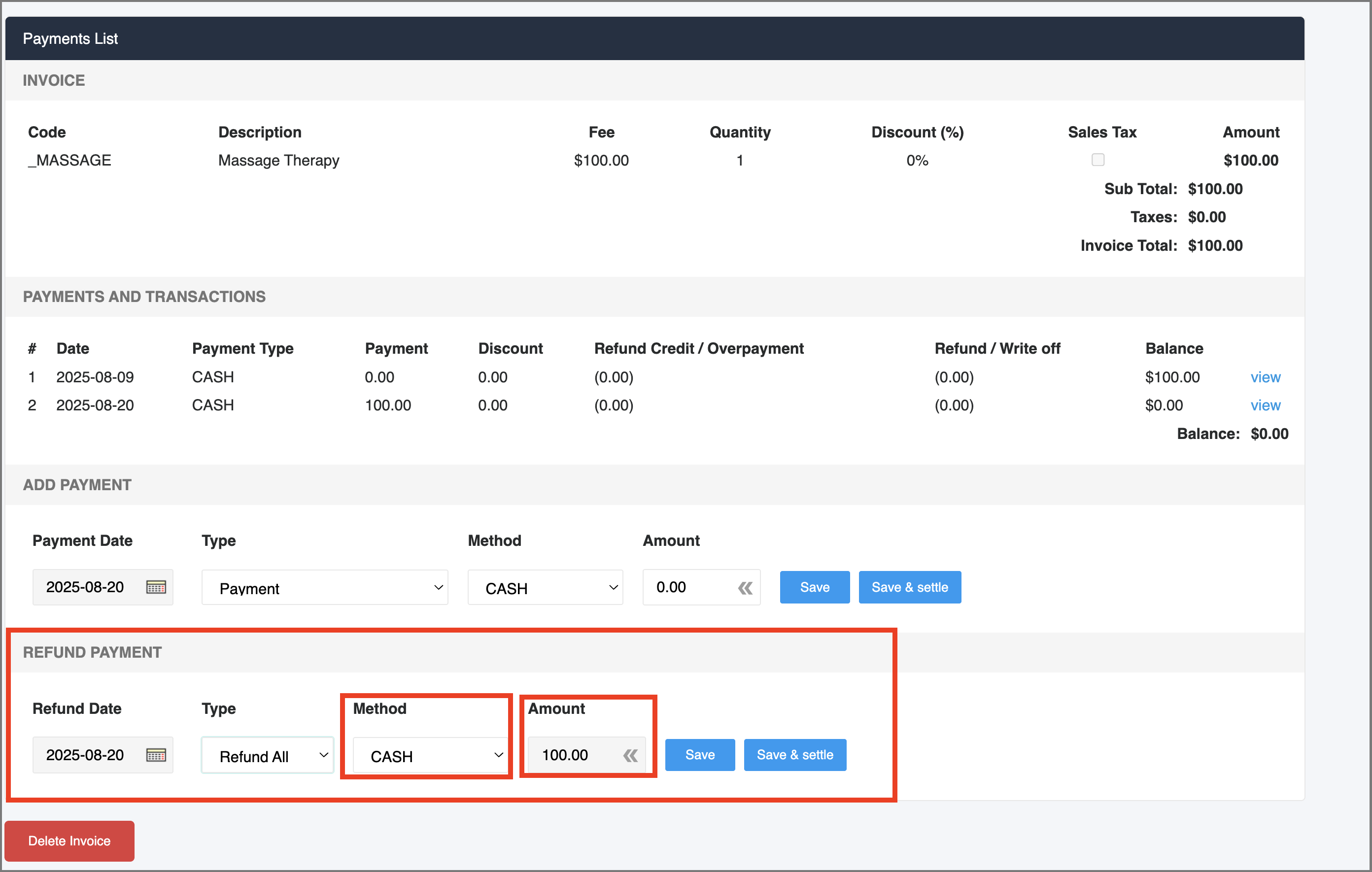 How to Delete Private or 3rd Party Invoices – Avaros