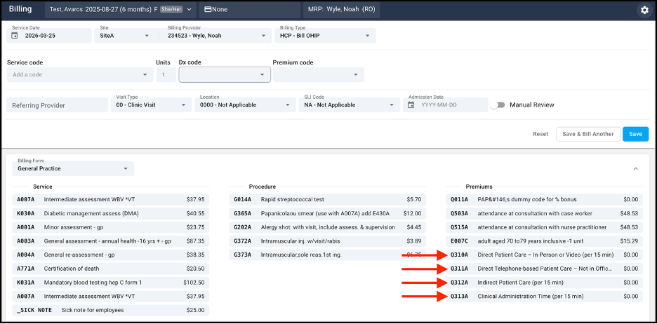 How to Bill FHO+ – Avaros